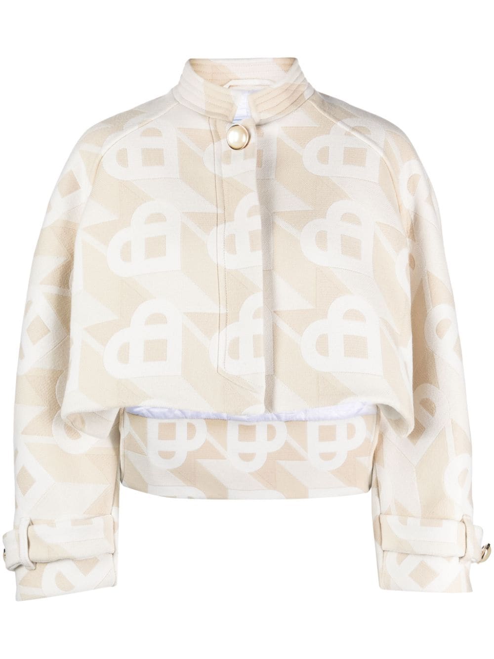 CASABLANCA Casablanca Logo-Monogram Cropped Jacket