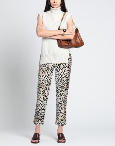 JUST CAVALLI Straight Leg Leopard Print Pants