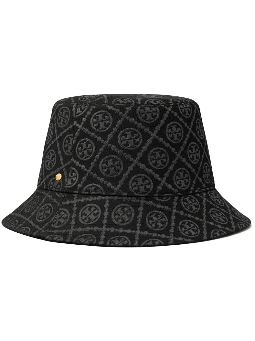 Tory Burch T Monogram Bucket Hat Black Editorialist