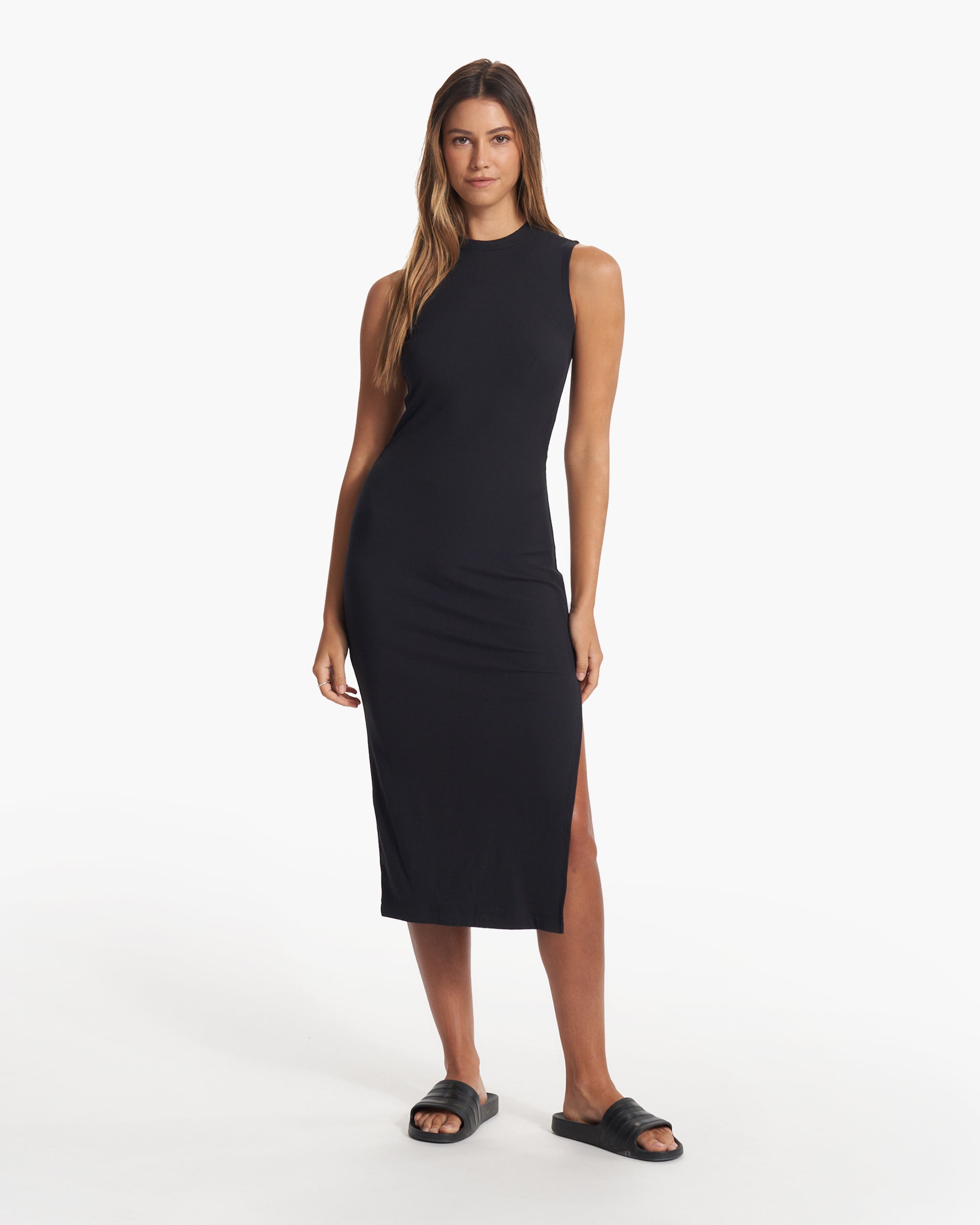 vuori black dress Vuori Women's One Shot Tennis Dress, Black / M main image 1
