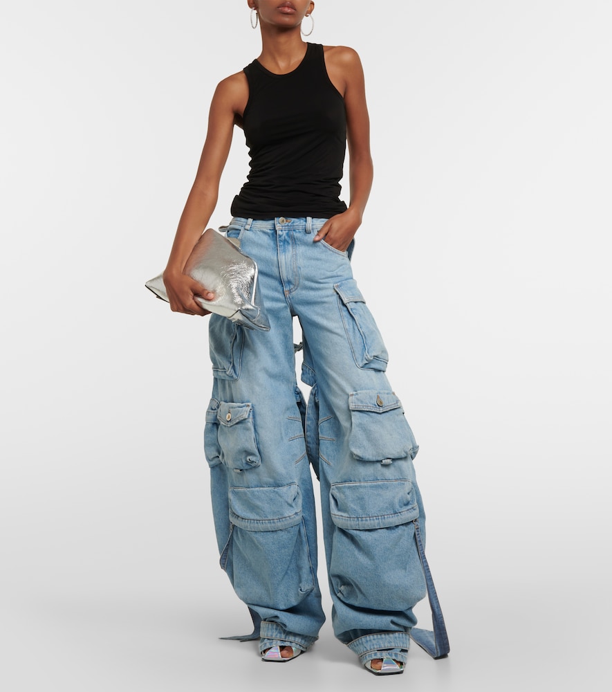 ATTICO The Attico Cutout Cargo Jeans