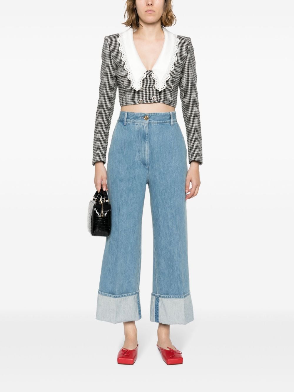 PATOU Patou Iconic Cuffed Jeans