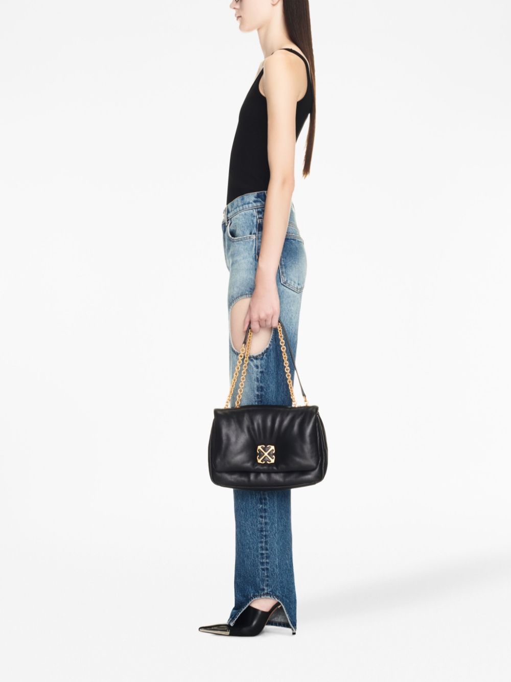 OFF-WHITE Off-White Jitney Puffer Shoulder Bag
