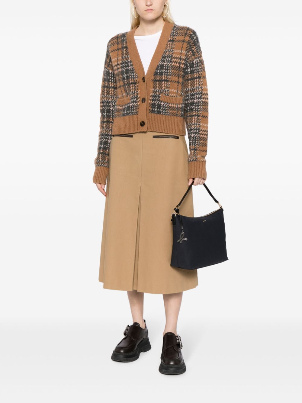 AGNES B. agnès b. Logo-Plaque Crossbody Bag