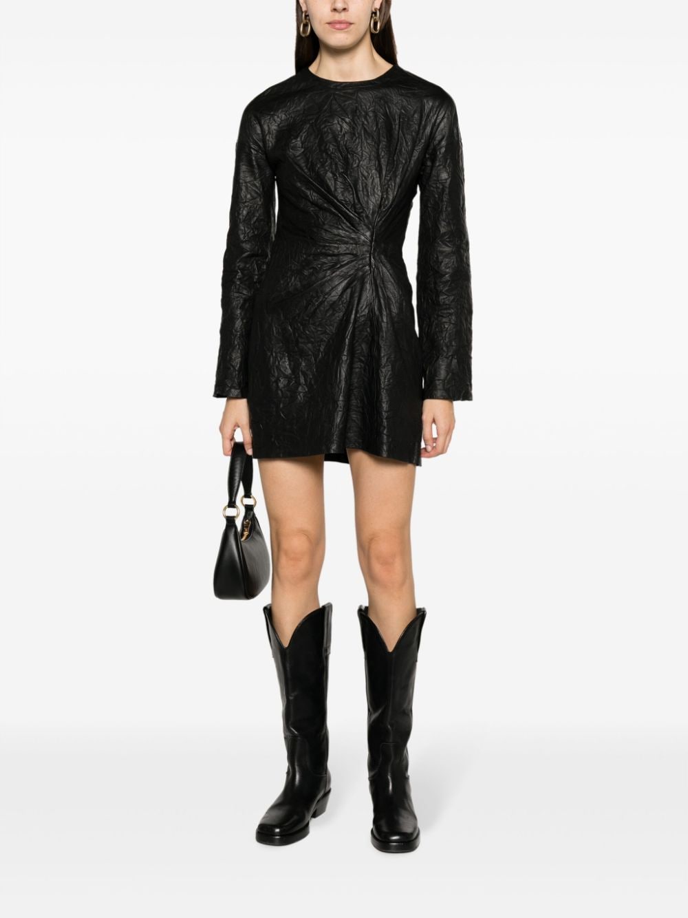 ZADIG&VOLTAIRE Zadig&Voltaire Rixina Leather Mini Dress