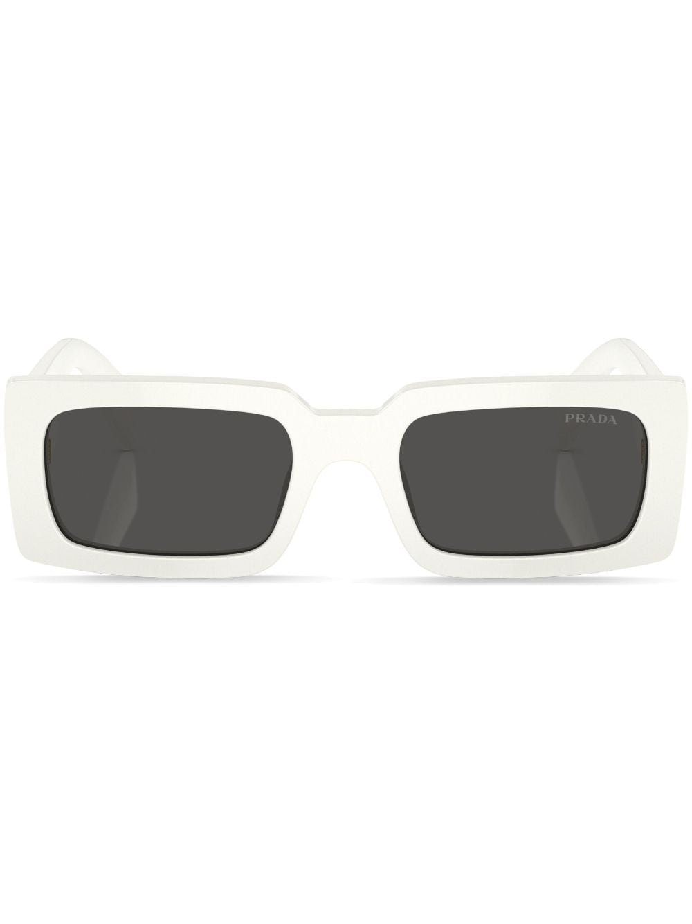 Prada Rectangular Sunglasses In White - 16% Off | Editorialist display picture 2