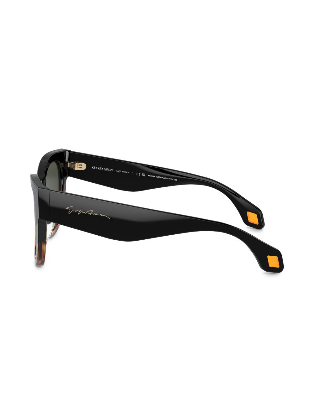 Black Cat-Eye Sunglasses with Sleek Design GIORGIO ARMANI Emporio Armani Ea 4254u With Clip On Women Black Cat Eye  main image 4