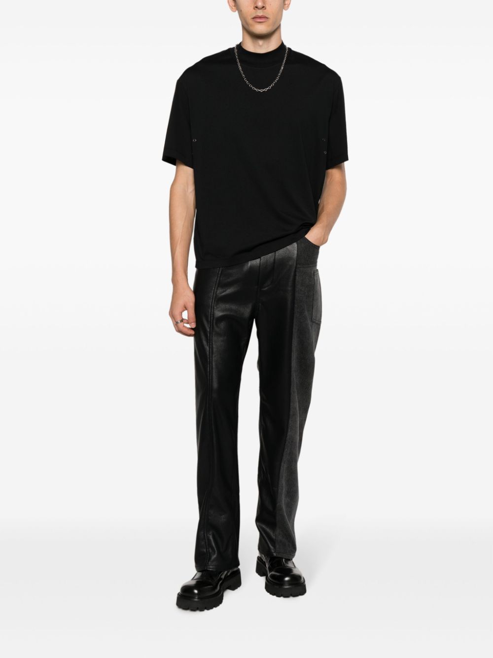 NEIL BARRETT crew-neck cotton t-shirt