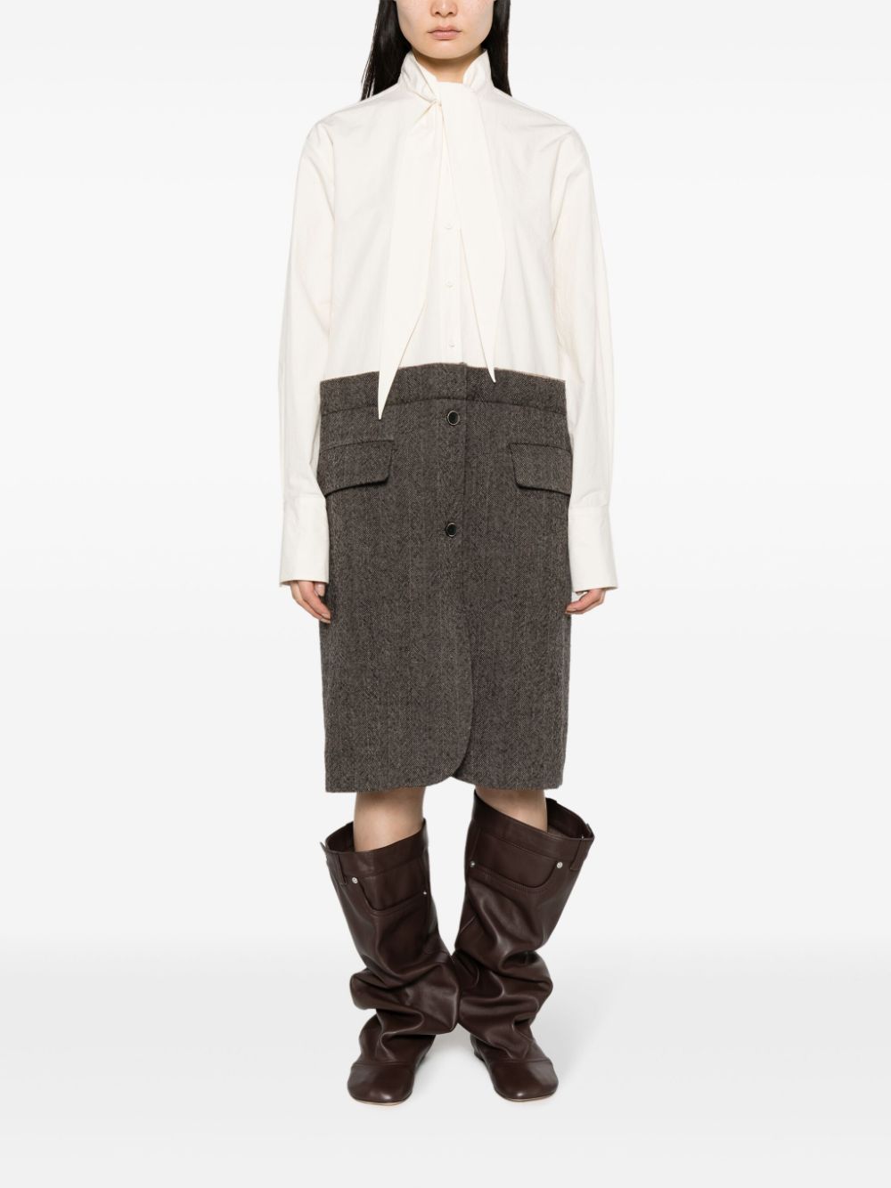 UMA WANG Uma Wang Shirt Midi Dress