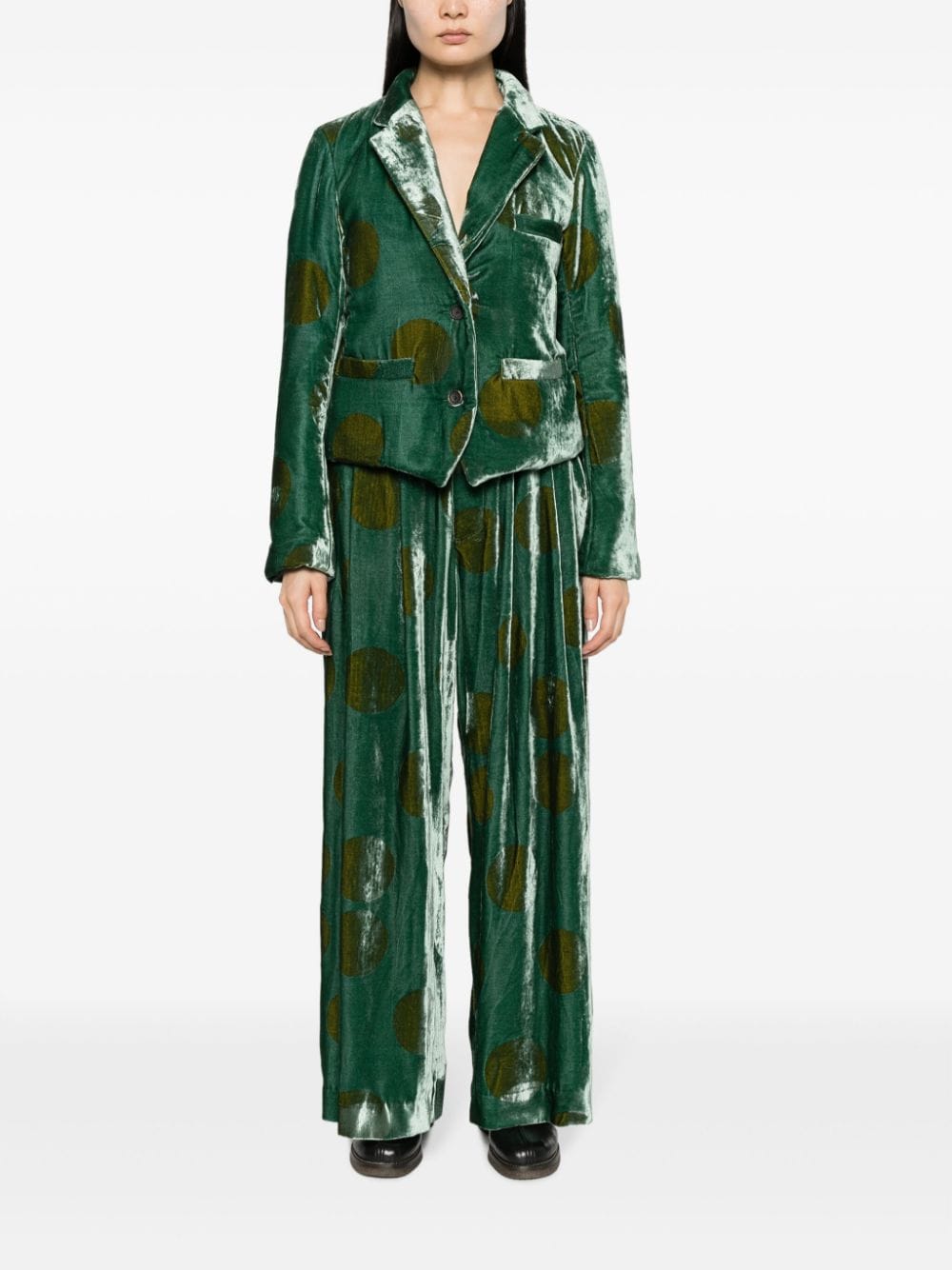 UMA WANG Uma Wang Pleat-Detail Wide-Leg Trousers