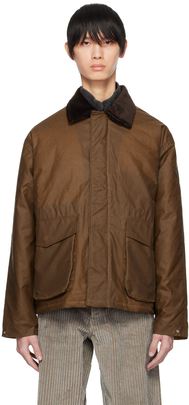 Buy SUNFLOWER Brown Waxed Jacket - Tan At 55% Off | Editorialist