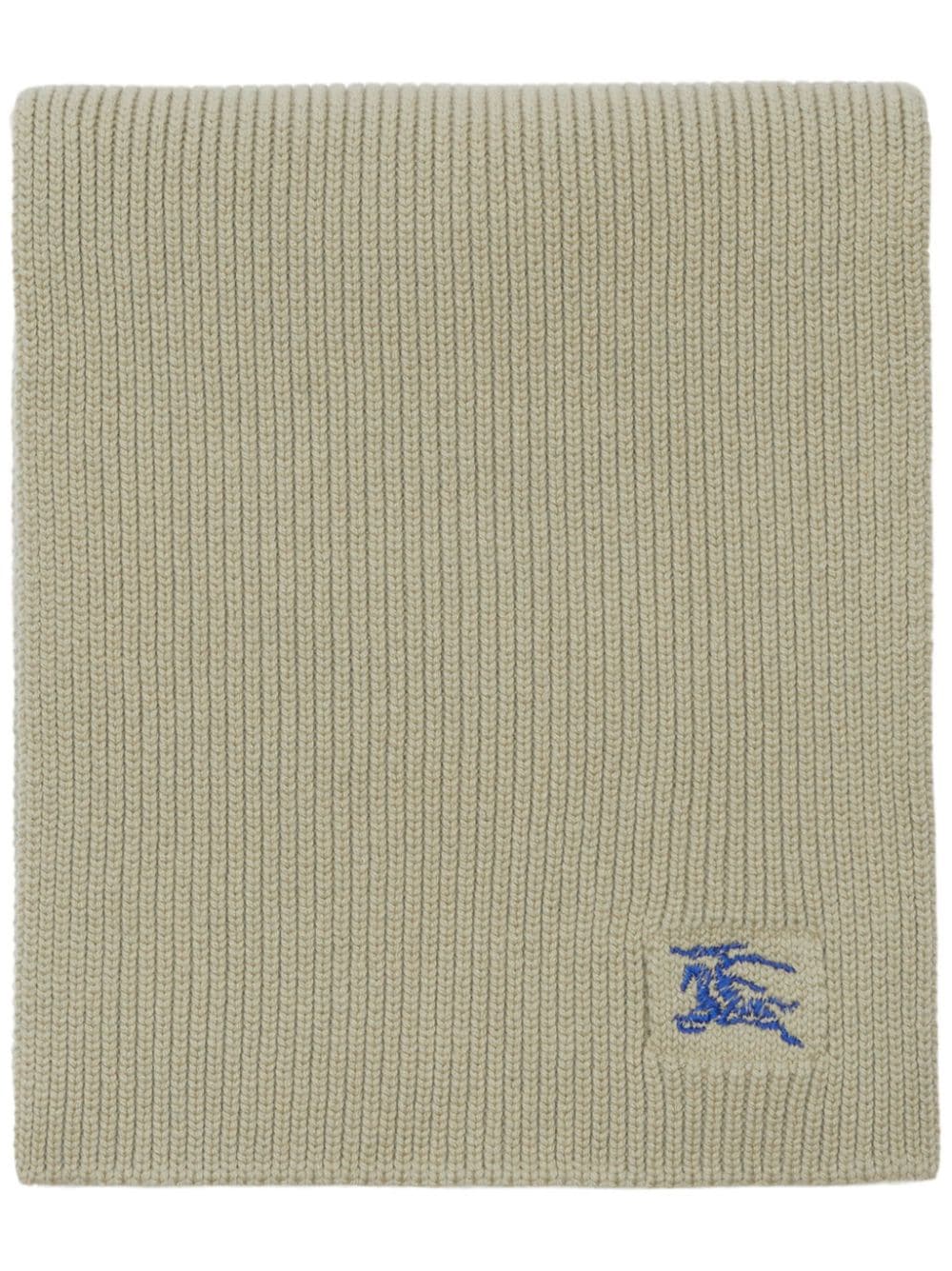 BURBERRY ekd-embroidered cashmere scarf