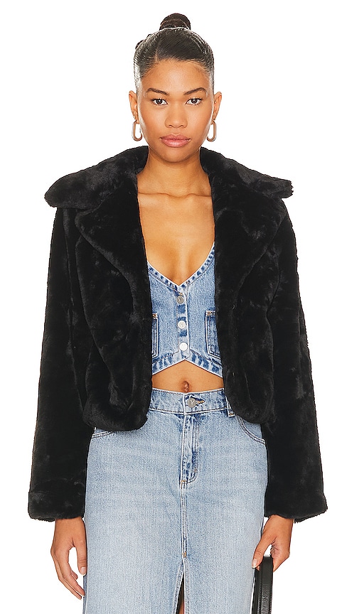MORE TO COME Payton Faux Fur Jacket