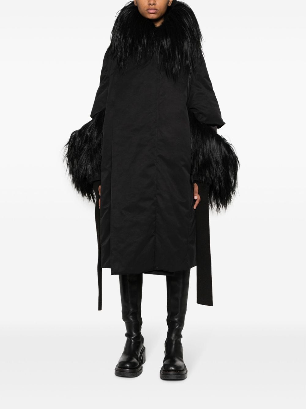 RICK OWENS Rick Owens Alice Gauntlet Down Coat