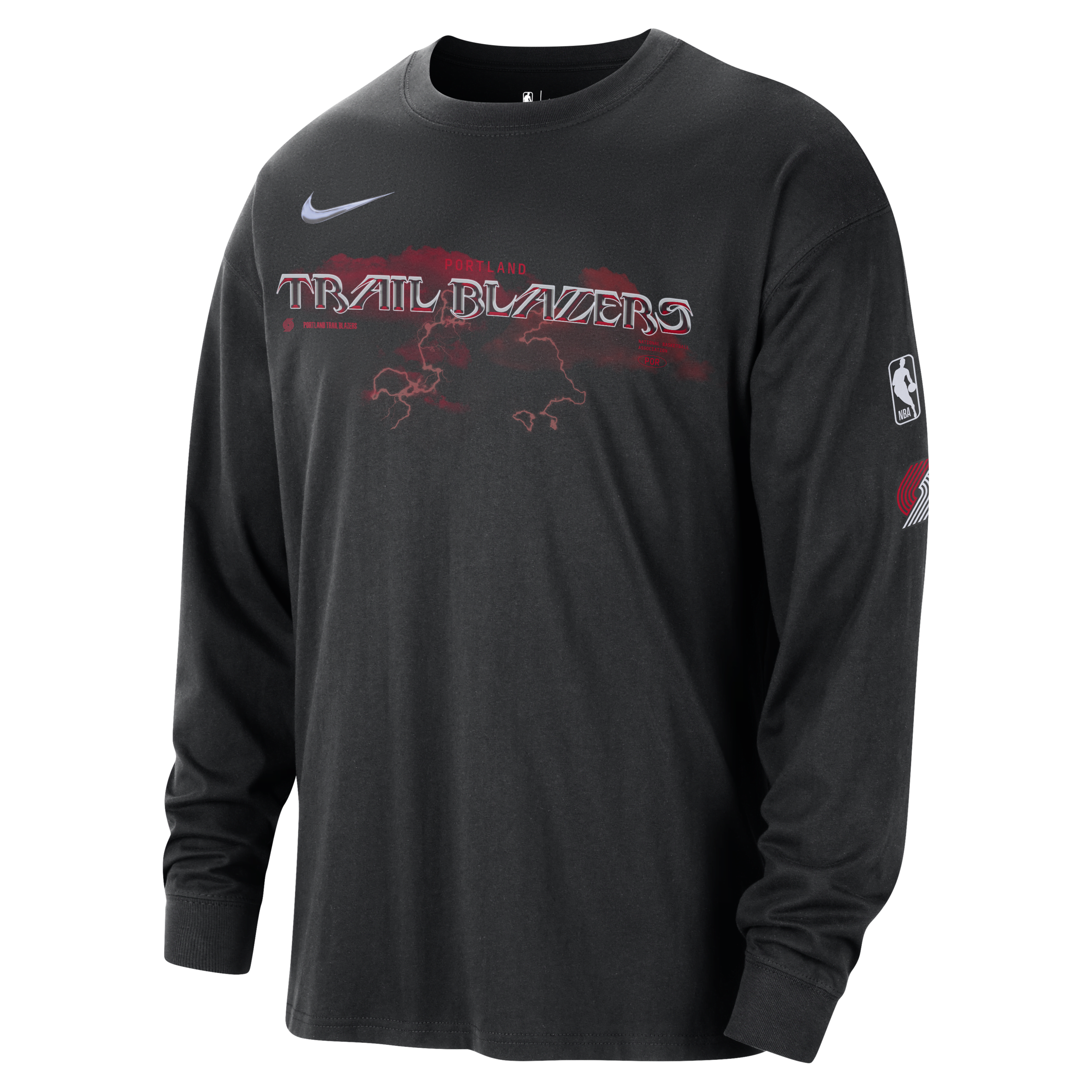 Nike Portland Trail Blazers Essential Max90 Nba Long-Sleeve T
