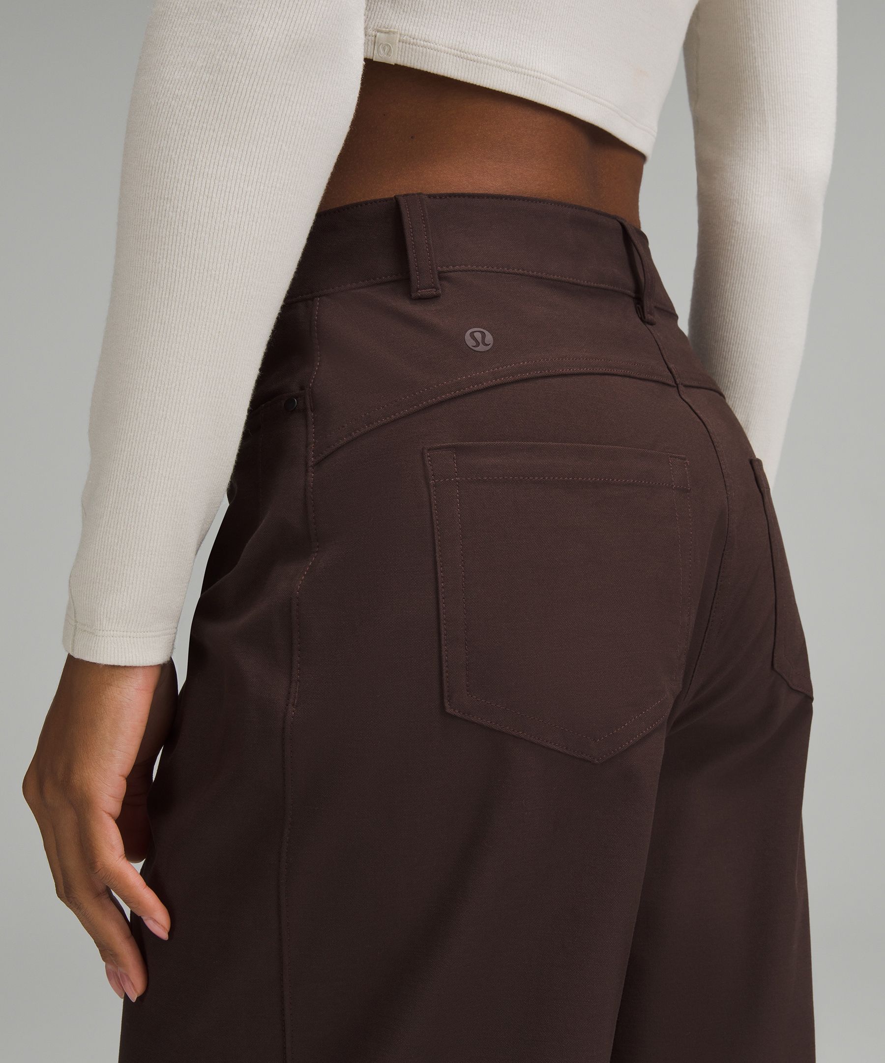 Lululemon City Sleek Mid-Rise Barrel-Leg Pants Light Utilitech 