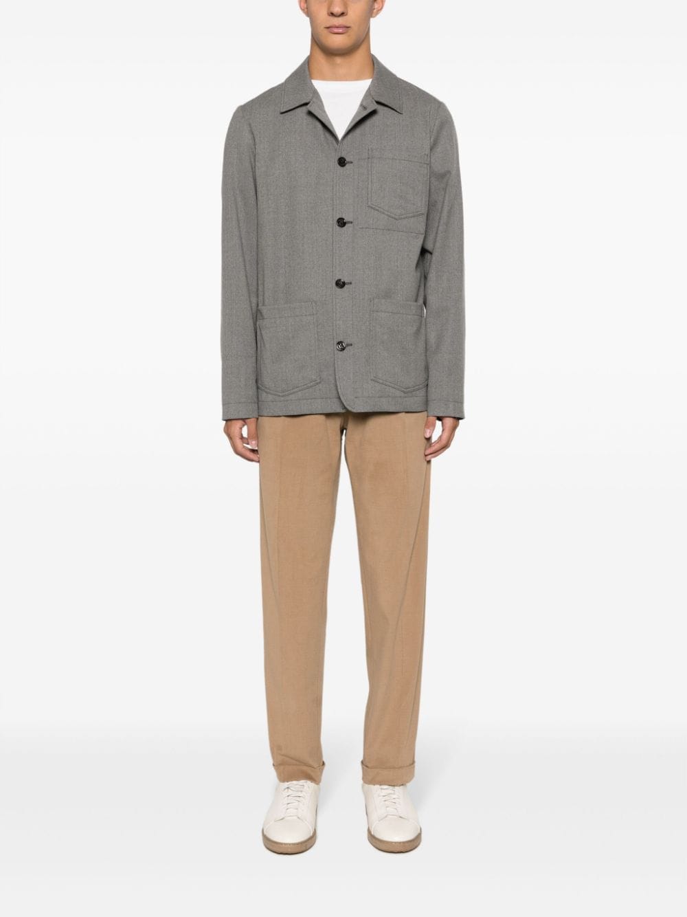 BRIGLIA 1949 Straight-Leg Cotton Trousers