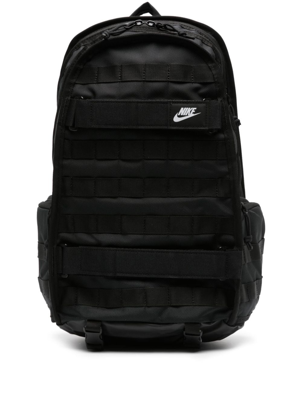 nike backpack leather velcro flap Nike Logo-patch Backpack | Shoulder Strap