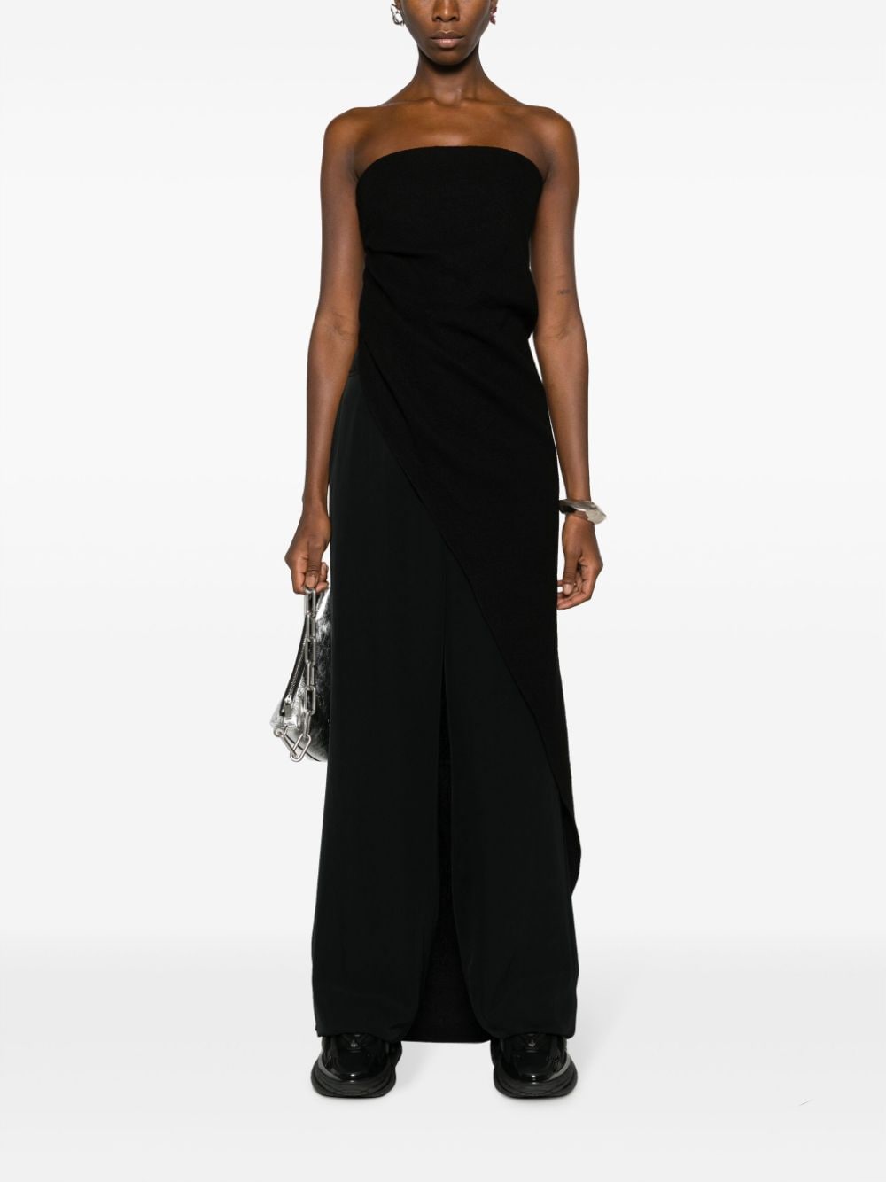 RICK OWENS Rick Owens Strapless Virgin Wool Top