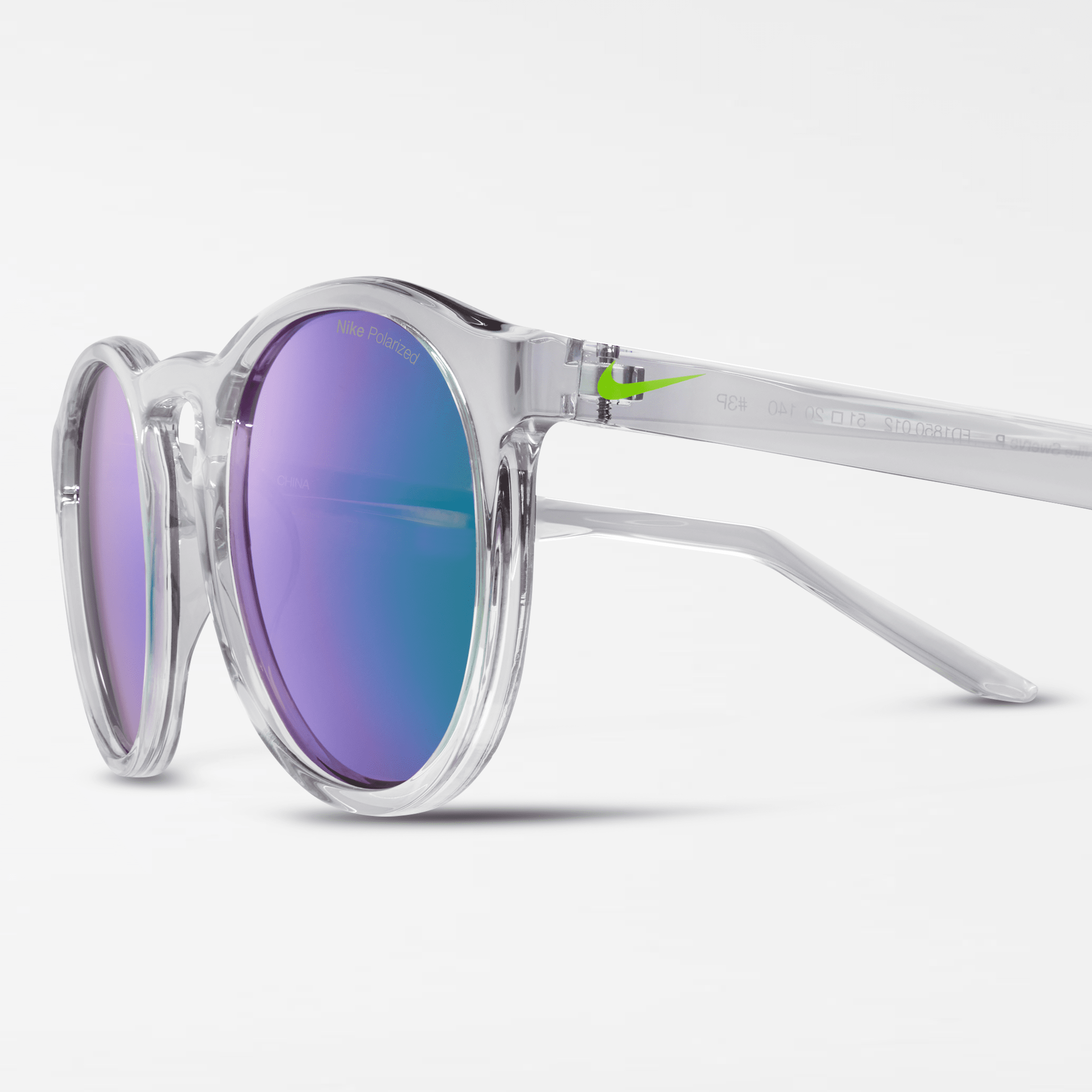 NWT Nike SWERVE P FD1850 Wolf Grey Round 51mm Sunglasses 619Sj48lEEL.jpg_BO30,255,255,  main image 2