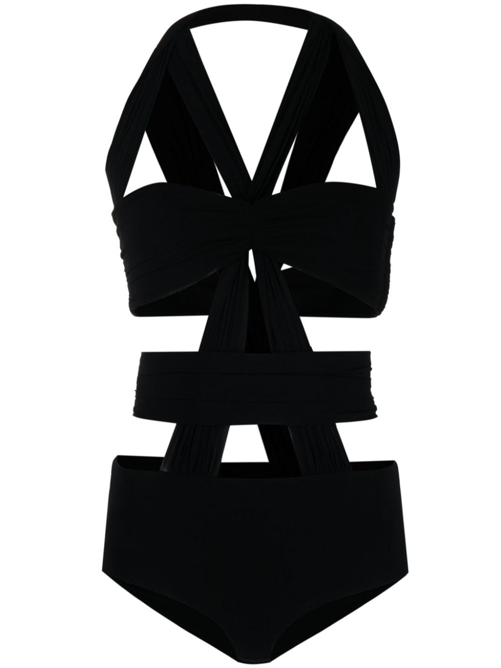 PHILOSOPHY DI LORENZO SERAFINI Philosophy Di Lorenzo Serafini Draped Cutout Bodysuit