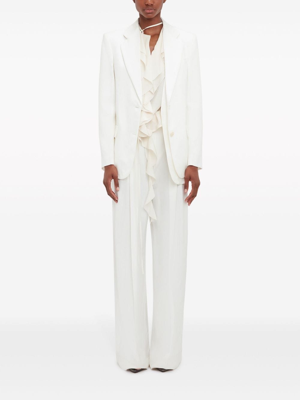 VICTORIA BECKHAM Asymmetric Double-Layered Blazer