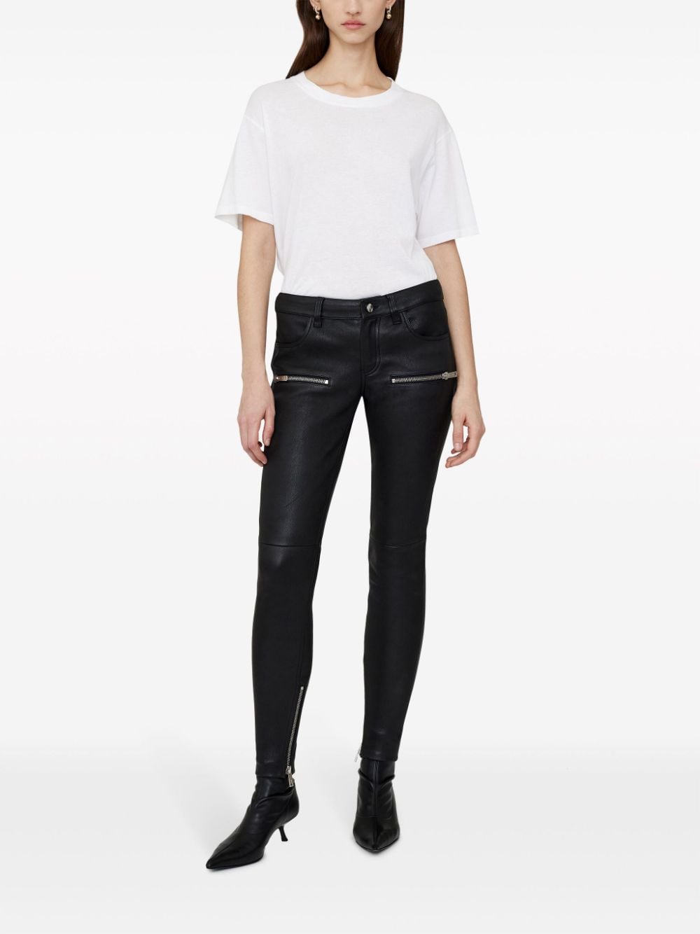 ANINE BING ANINE BING Remy Leather Skinny Trousers