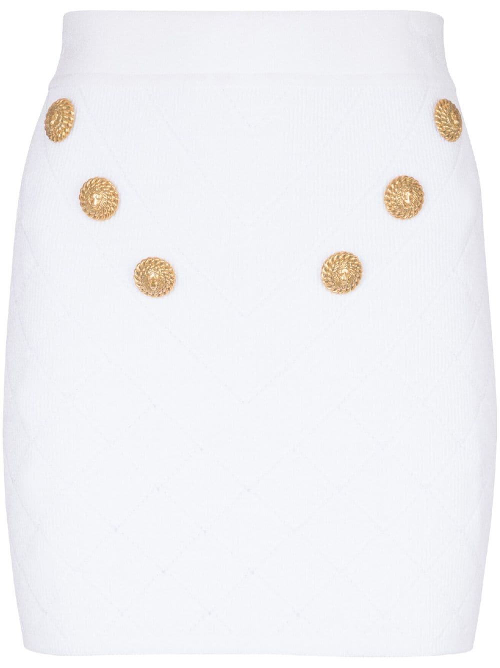 BALMAIN Cable-Knit Halterneck Top