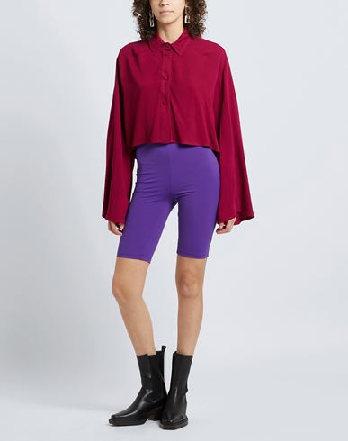 8 BY YOOX Viscose Twill Shirt with Trumpet Sleeves