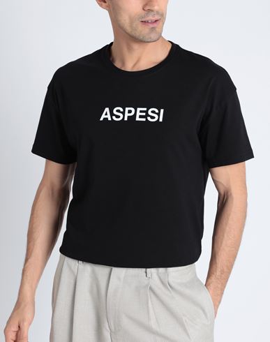 ASPESI man t-shirt yellow size m cotton