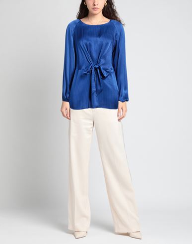 VICOLO VICOLO Striped Bow-Detailed Top