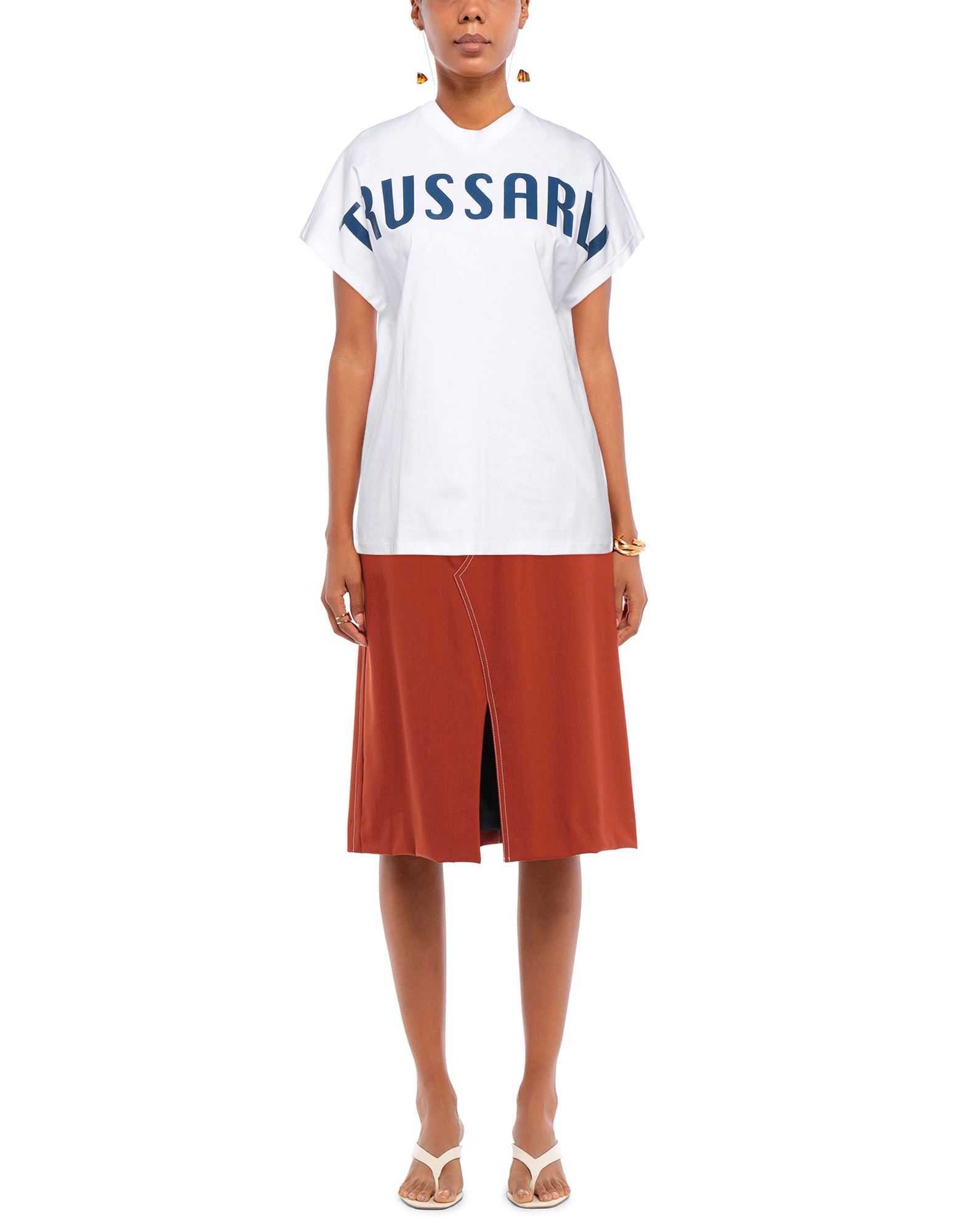 TRUSSARDI TRUSSARDI Logo-Print XXS T-Shirt