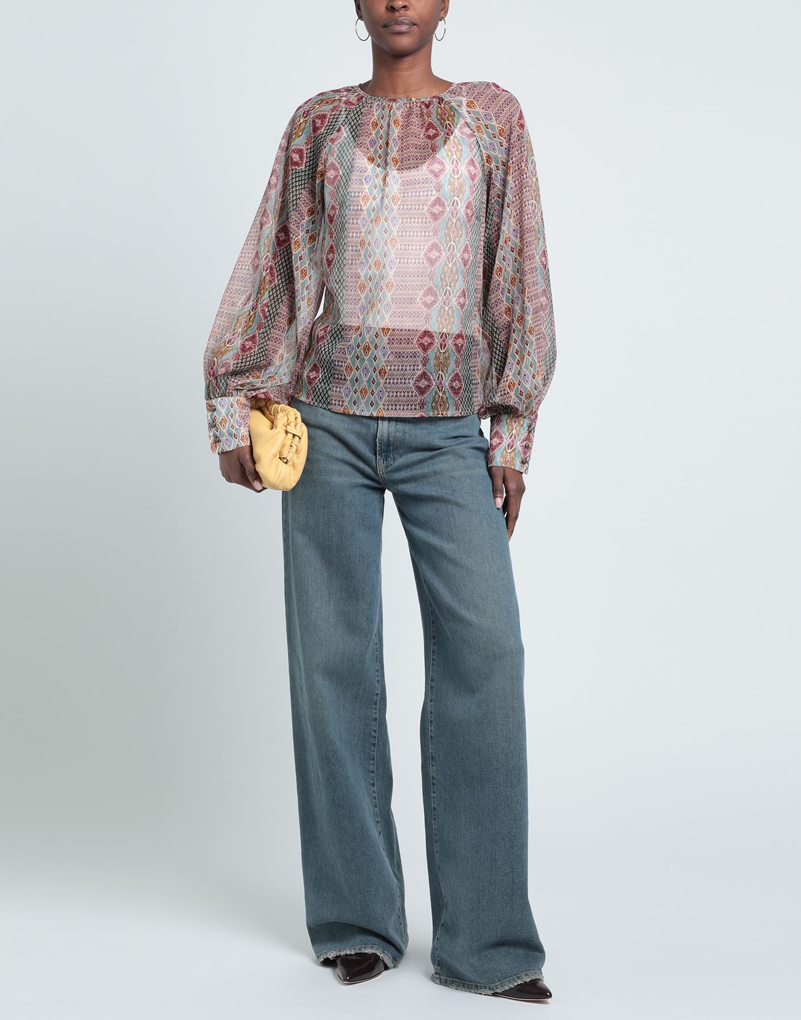 KAOS KAOS Geometric Print Blouse