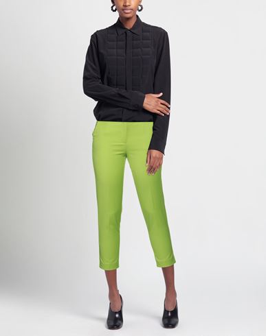 PATRIZIA PEPE PATRIZIA PEPE Lime Green Tapered Cropped Pants