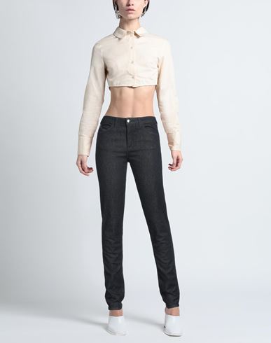 EMPORIO ARMANI Cotton, Cashmere, and Elastane Jeans