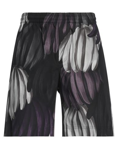 MSGM MSGM Floral Print High Waisted Cotton Bermuda Shorts