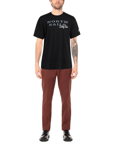 NORTH SAILS man t-shirt black size s cotton