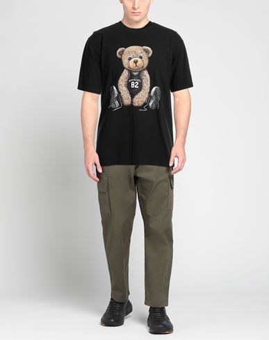 DOMREBEL man t-shirt black size xs cotton