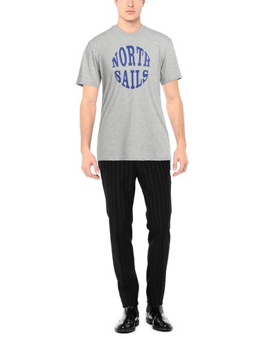 NORTH SAILS man t-shirt white size s cotton, polyester