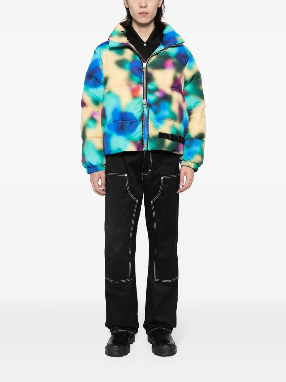 OAMC OAMC Abstract-Print Padded Jacket