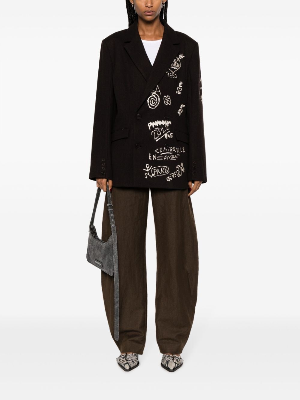 ÉTUDES STUDIO Études Studio Verneuil Embroidered-Motif Blazer