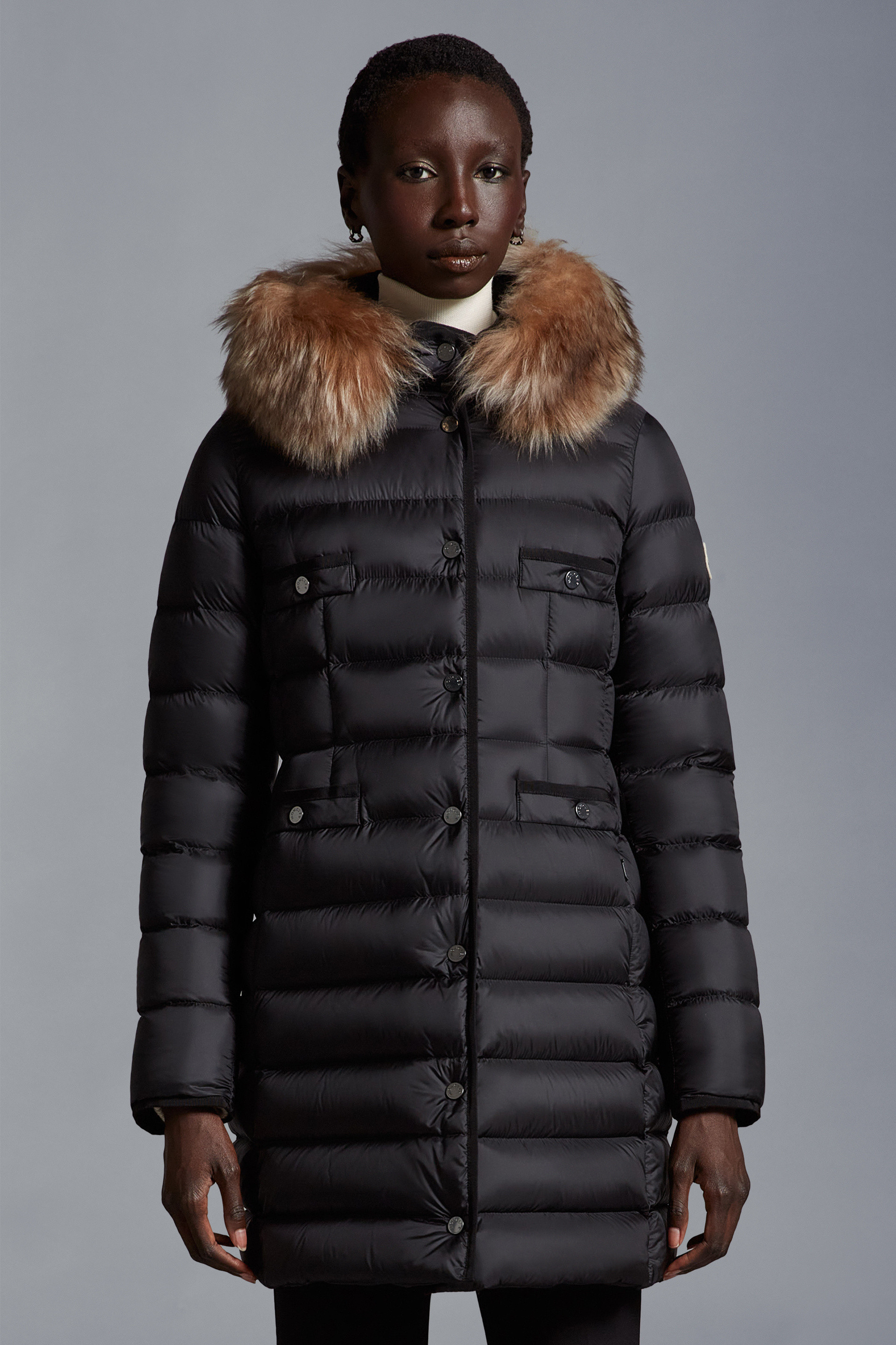 Moncler Hirmafur Long Down Jacket Black Editorialist