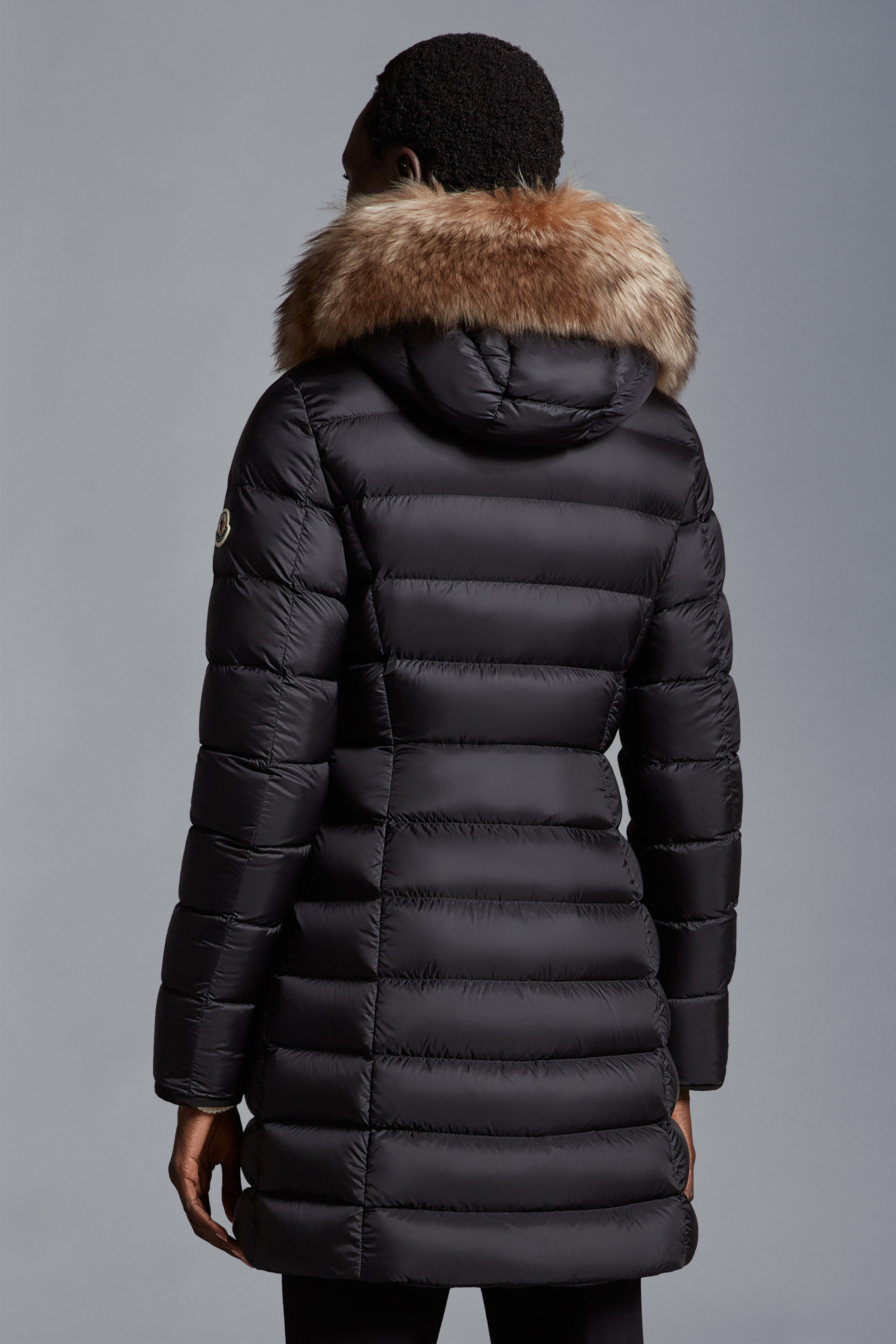 Moncler Hirmafur Long Down Jacket - Brown | Editorialist