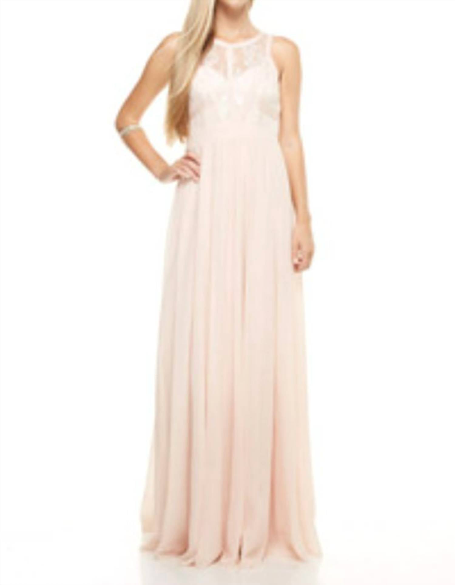 Maniju Lace Lattice Maxi Dress In Gold - 46% Off | Editorialist