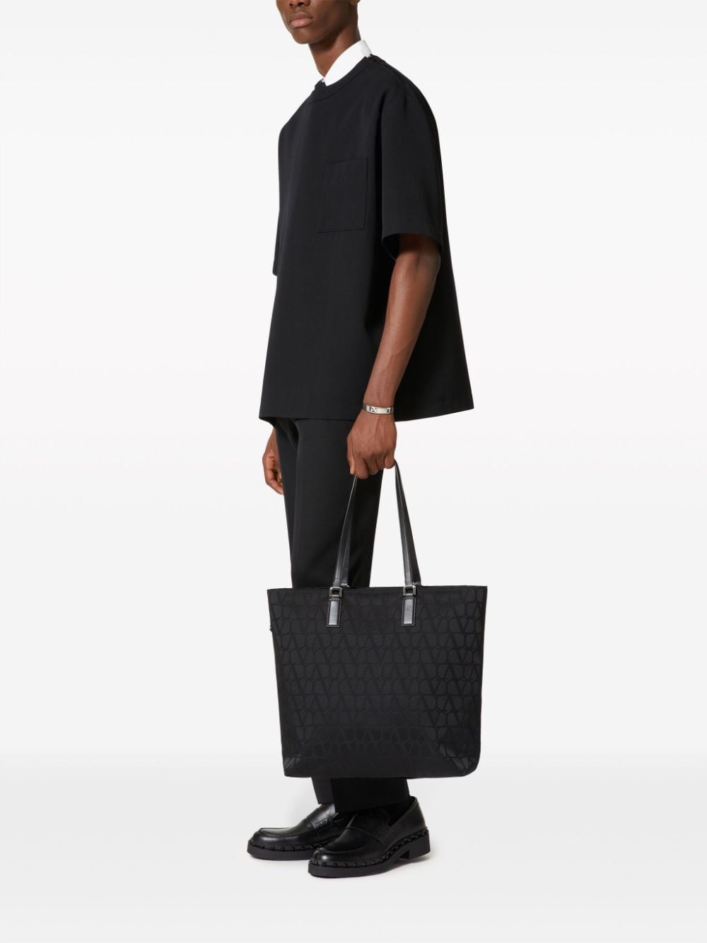 VALENTINO Toile Iconographe Tote