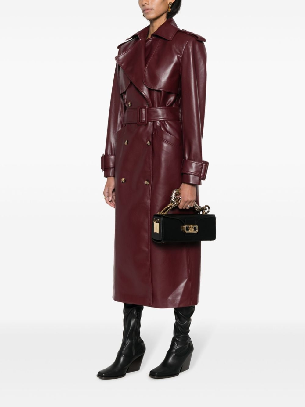 LANVIN Lanvin Pencil Cat Leather Bag