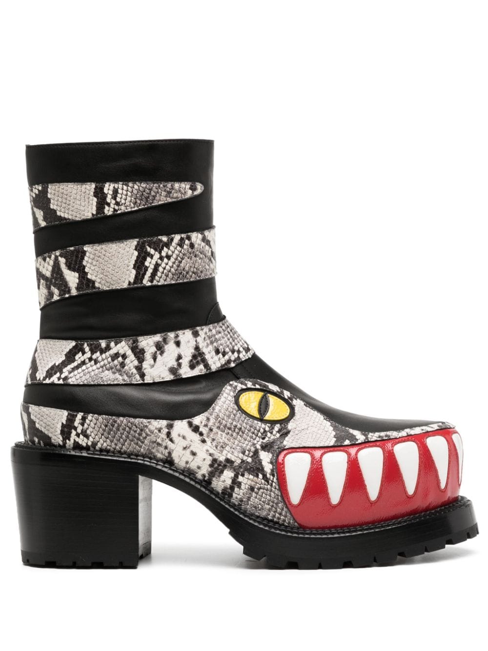 Buy WALTER VAN BEIRENDONCK Viper 70mm Boots - Multicolour At 15