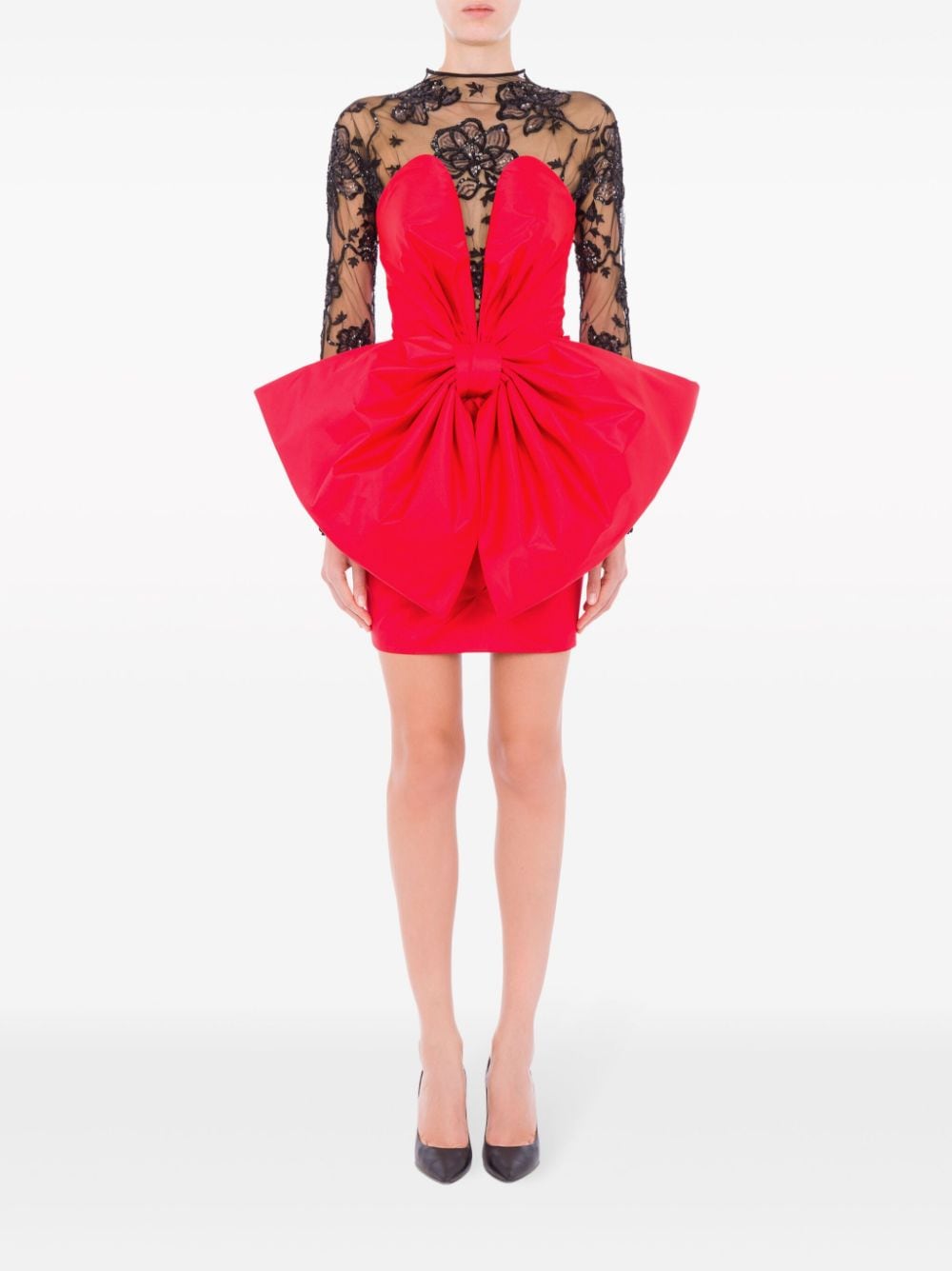 MOSCHINO Moschino Punk Couture Bow Detail Minidress