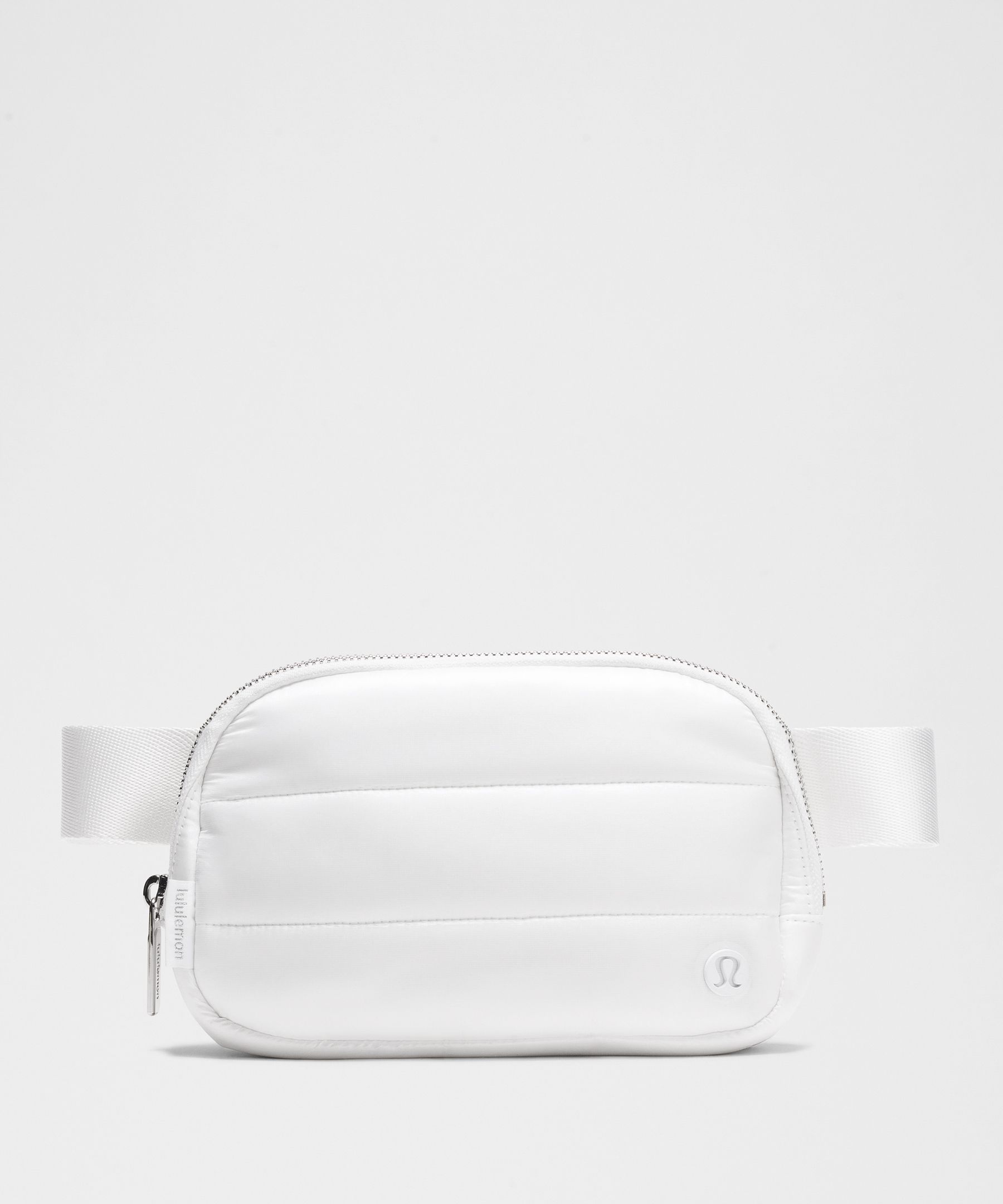 lululemon belt bags white Everywhere Bag 1L the adjustable strap ensures a custom fit for hands WHITE LULULEMON BELT BAG: 1