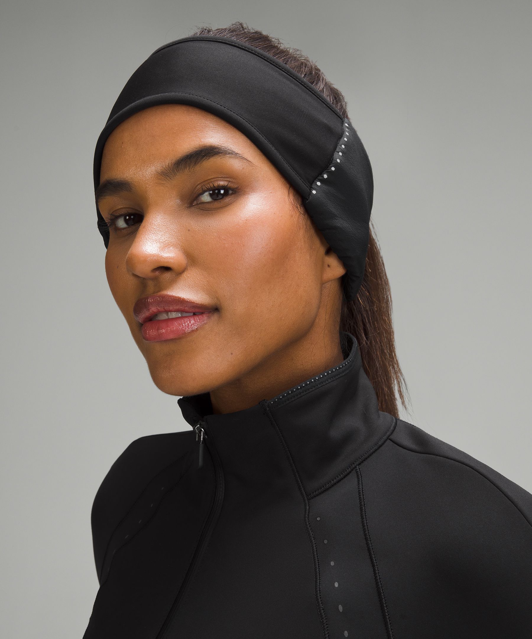 Lululemon Black Running Headband Lululemon Run It Out Ear 